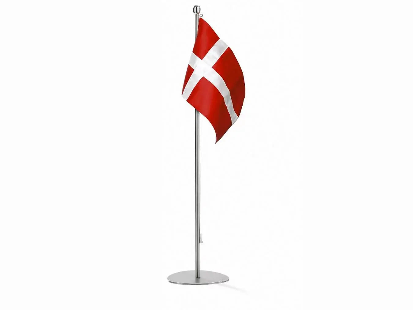 Flagstang i børstet stål - 50 cm – Rokkjærs